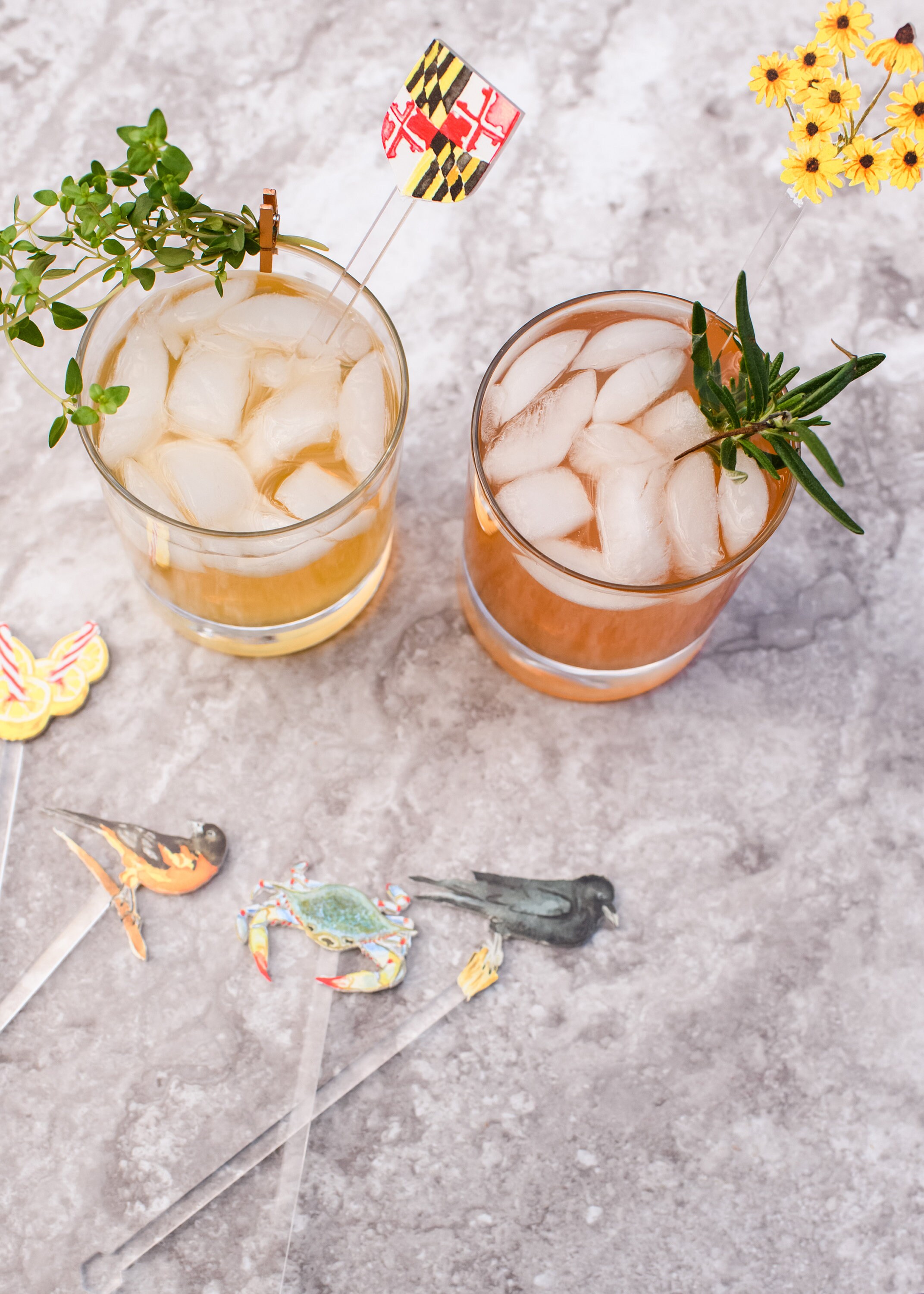 Maryland Drink Stir Stick Set | Reusable Acrylic Stir Sticks | Cocktail ...