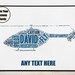 Personalized Helicopter Word Art, Helicopter Poster, Pilot Gifts ...
