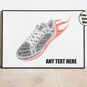 Personalized Runner Print Runner Art Man Runner Poster Boy Runner ...