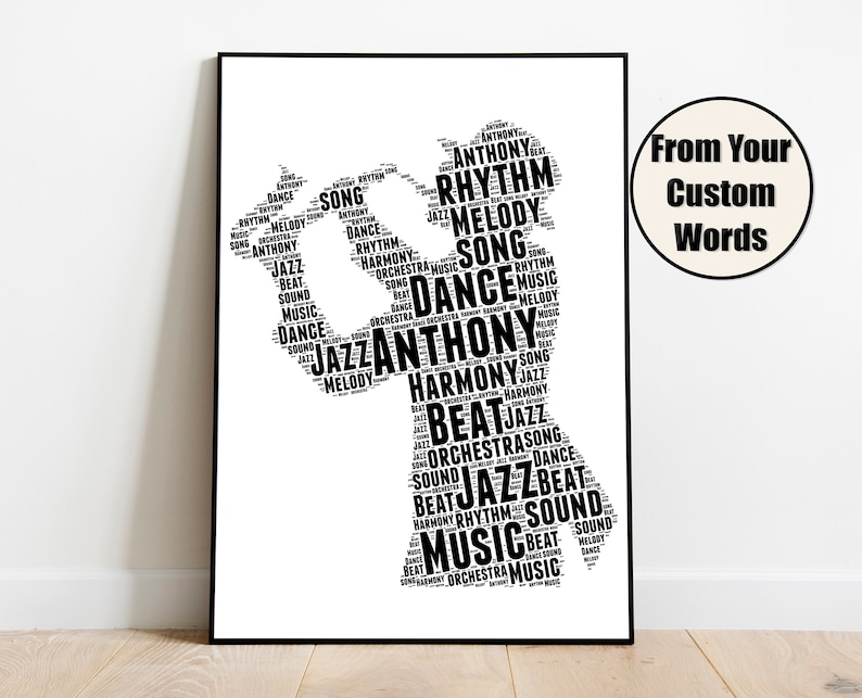 Custom Band Director Print, Band Teacher Gift, Band Gift, Music Wall ...