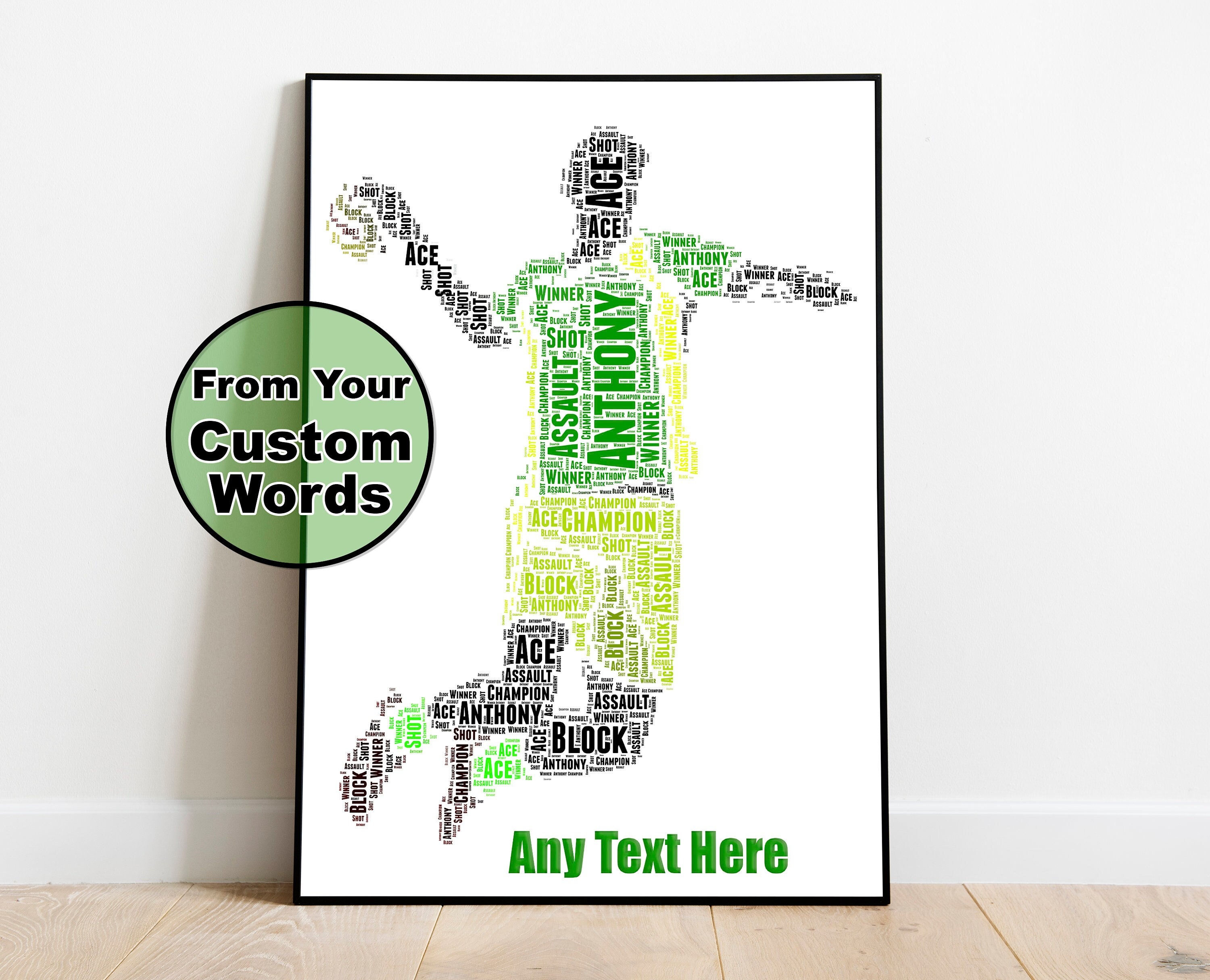 Netball Gift Personalized Netball Word Wall Art Netball Team - Etsy