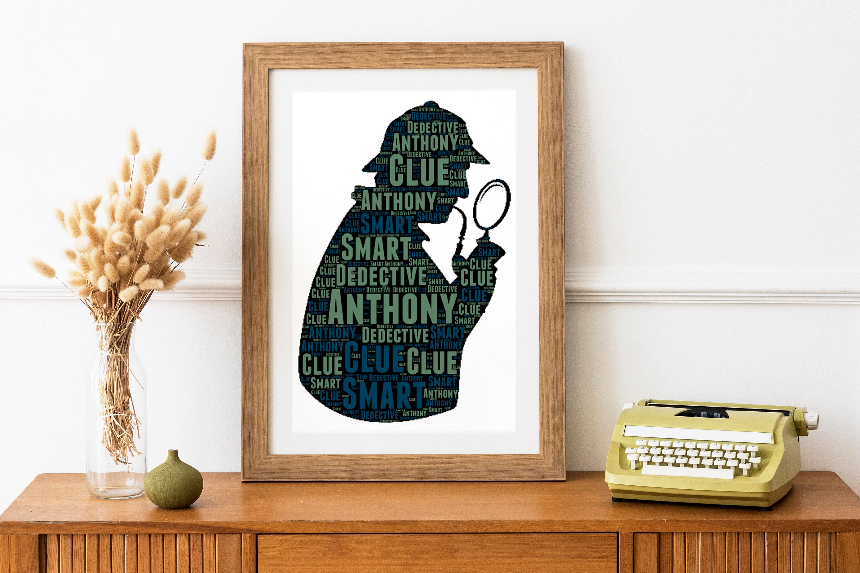 Personalized Detective Word Art Detective Gifts Police - Etsy