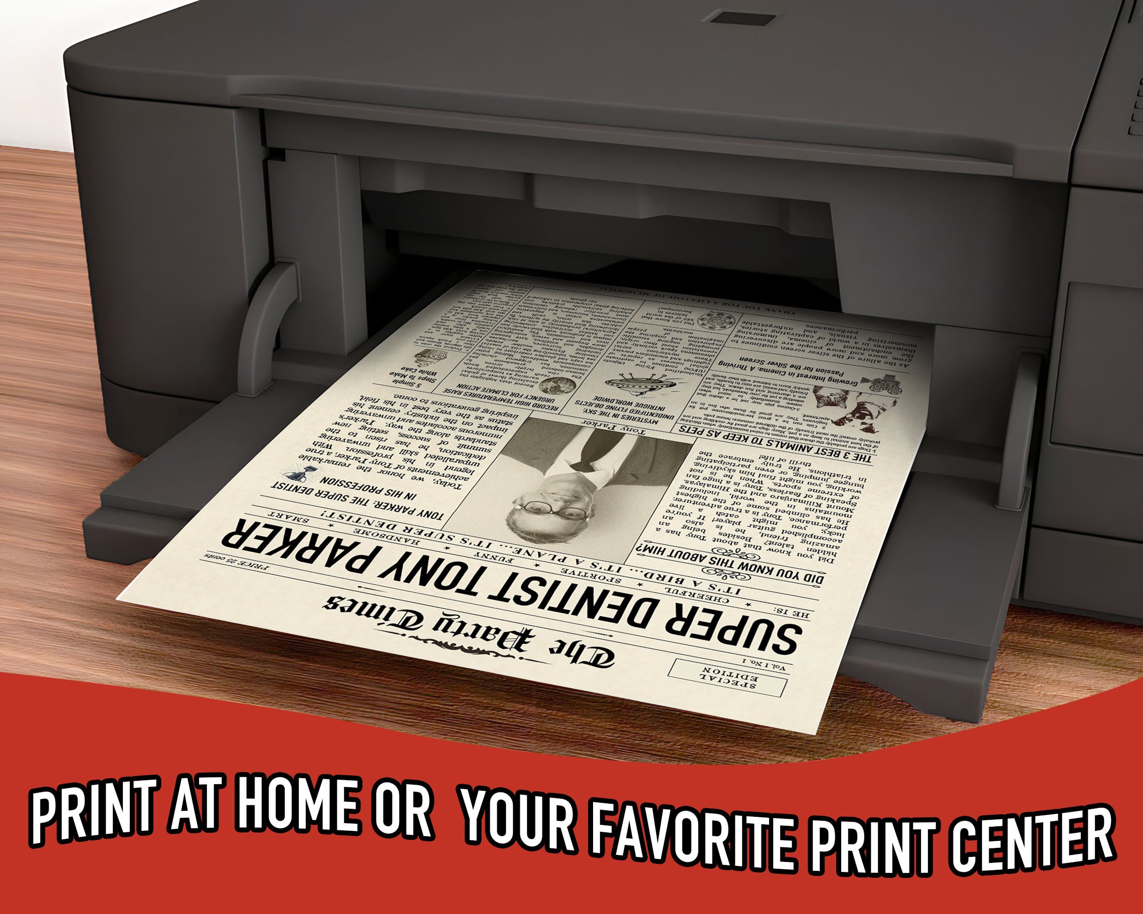 Writer Gift, Personalized Writer Newspaper Print Author Graduation Birthday Retirement Future ...