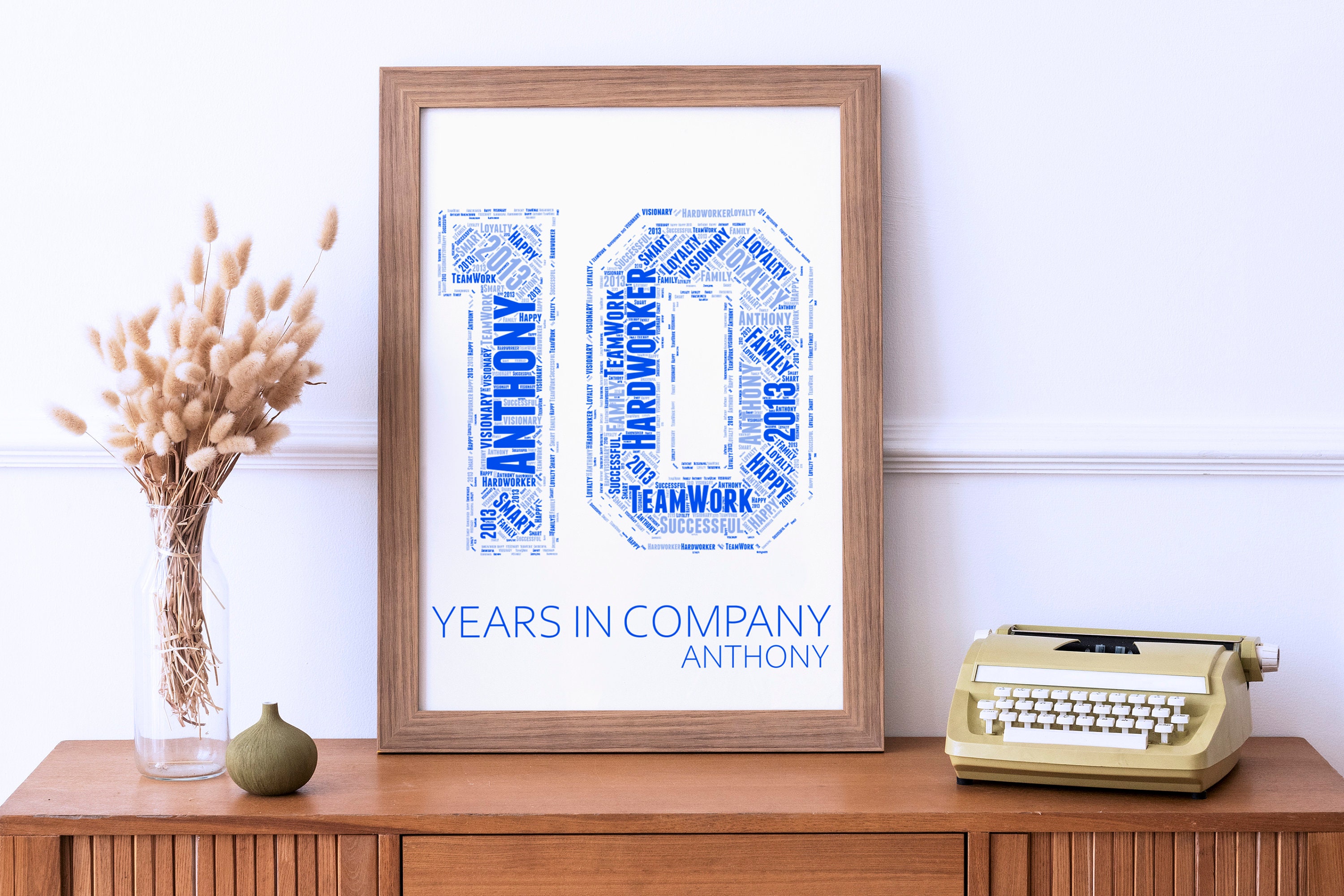 10 Year Work Anniversary Gift 10th Employee Service Award - Etsy