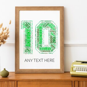 10 Year Work Anniversary Gift 10th Employee Service Award, PERSONALIZED ...