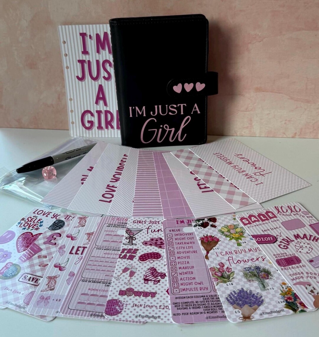 I’m Just A Girl Budget Binder Bundle - Etsy UK
