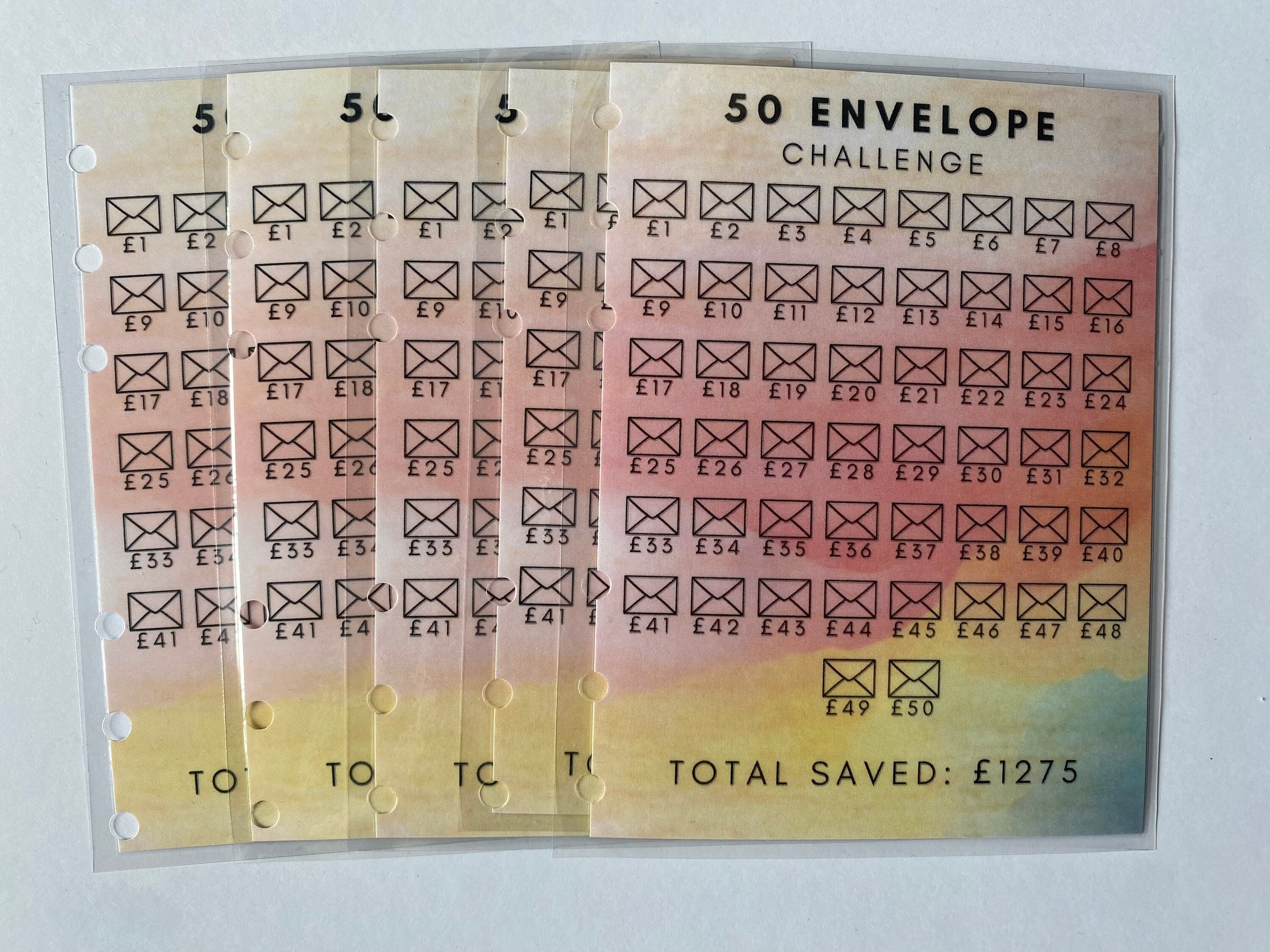 Envelope Saving Challenge - Etsy UK
