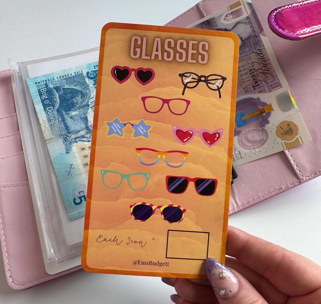 Glasses Savings Tracker - Etsy