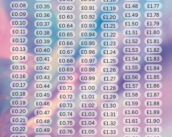 Penny Savings Challenge PRINTABLE 365 Day Penny Saving Chart 2024 Mini ...