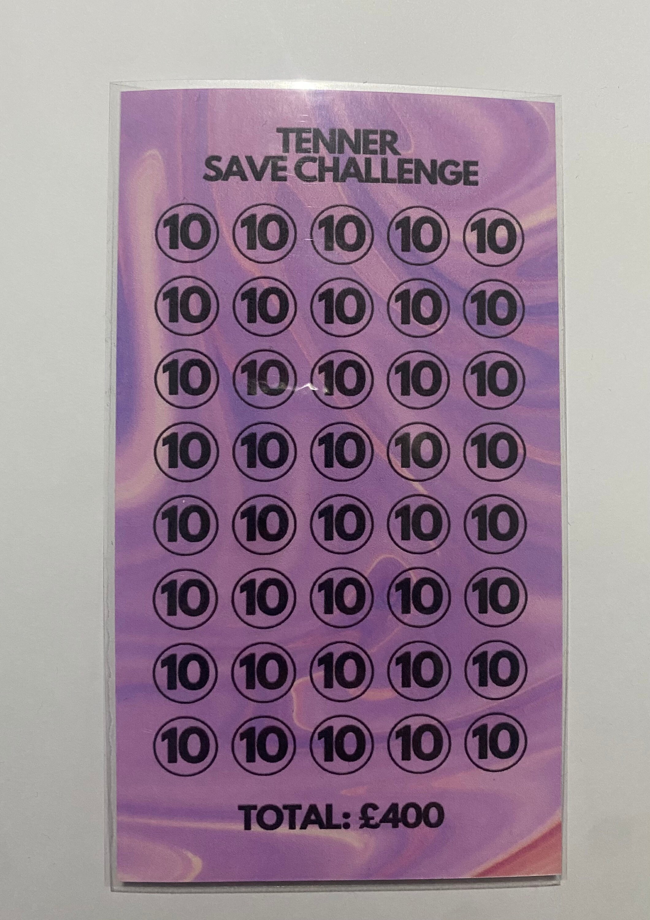 Tenner Savings Challenge - Etsy UK