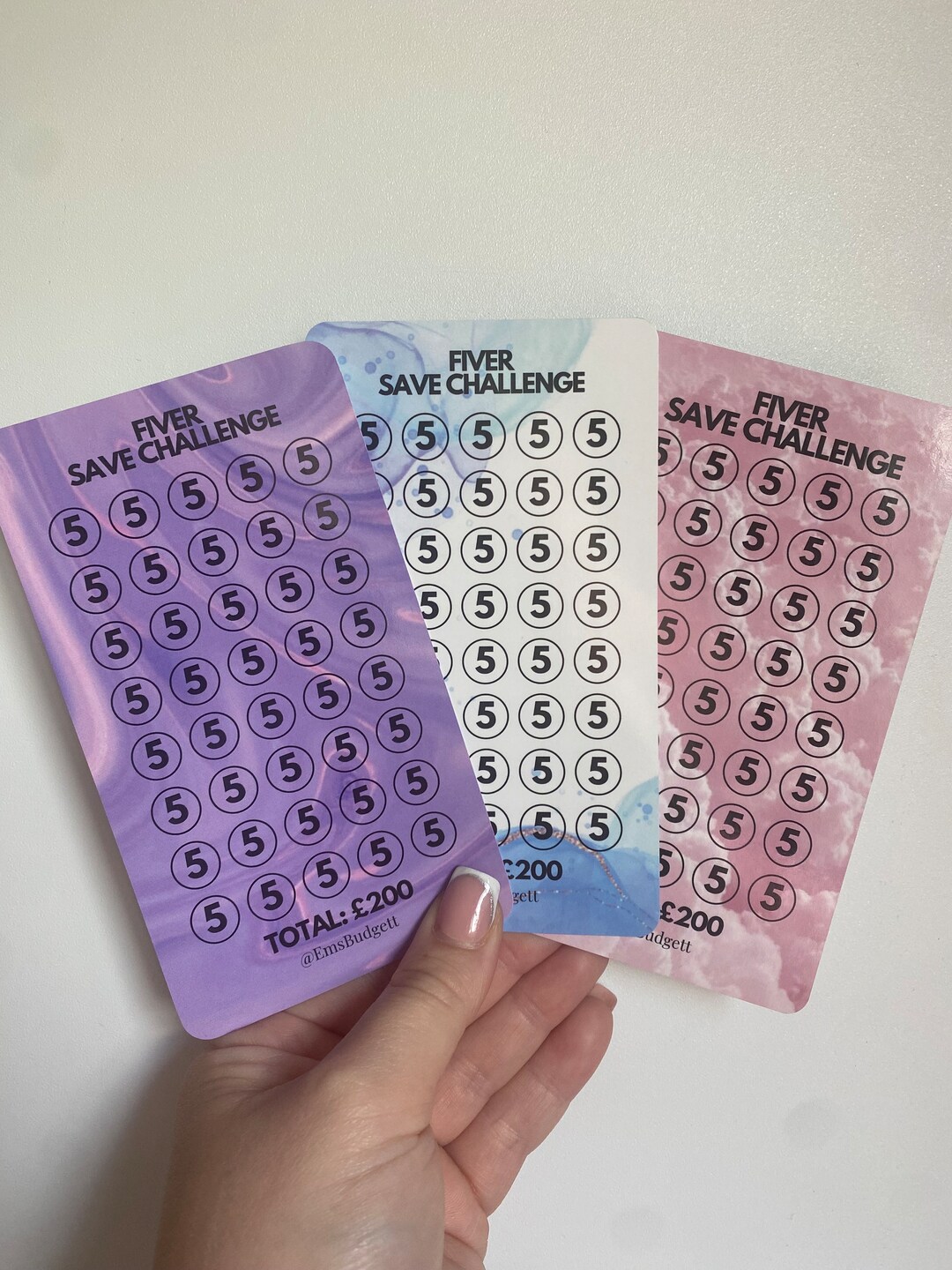 Fiver Savings Challenge - Etsy