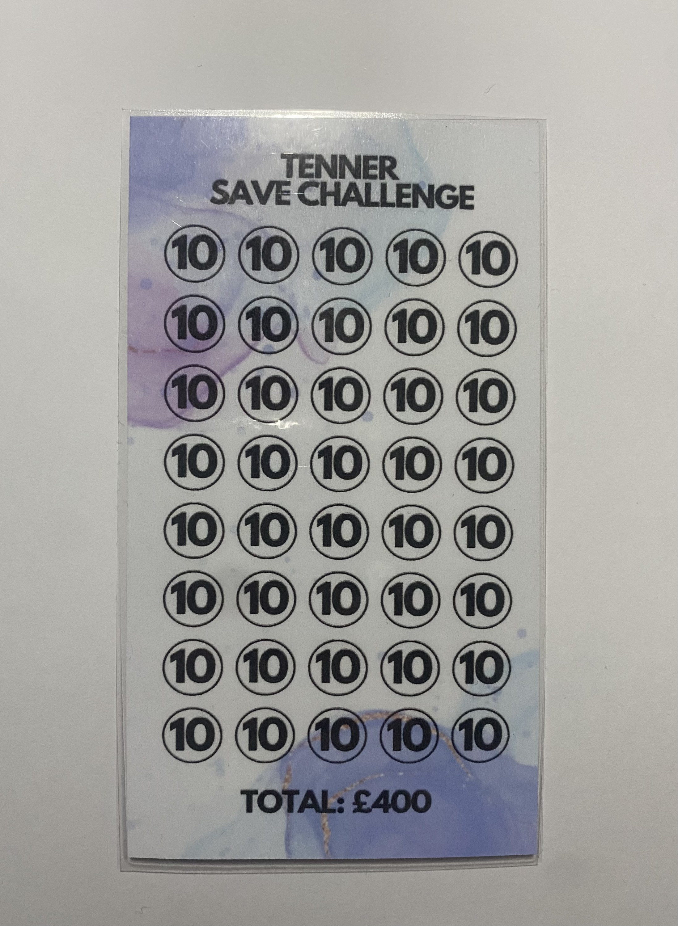 Tenner Savings Challenge - Etsy UK