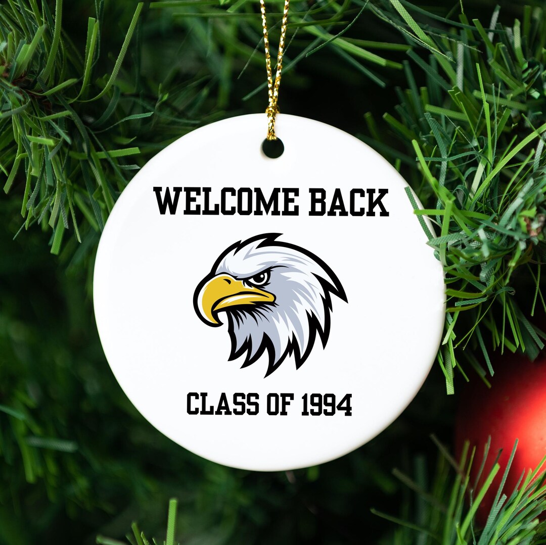 Personalized Class Reunion Welcome Ornament, Class of 1994 Gift, School ...