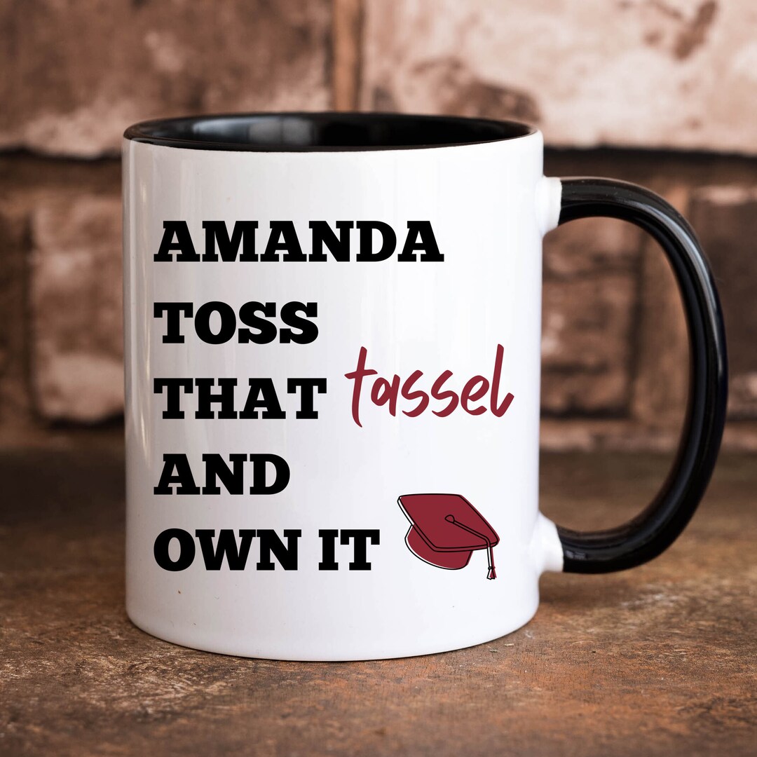 Personalized Motivational Highschool Graduate Mug, Graduation for Her ...