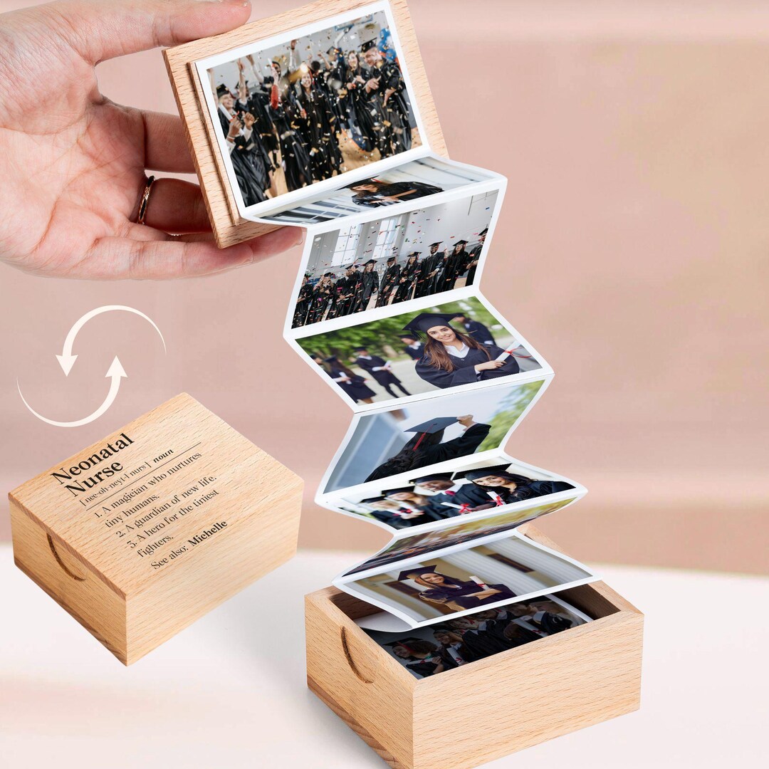 Personalized Neonatal Nurse Pull Out Photo Album, Custom Neonatal ...