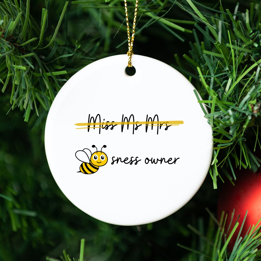 New Business Owner Woman Ornament Miss Ms Mrs Business Owner - Etsy