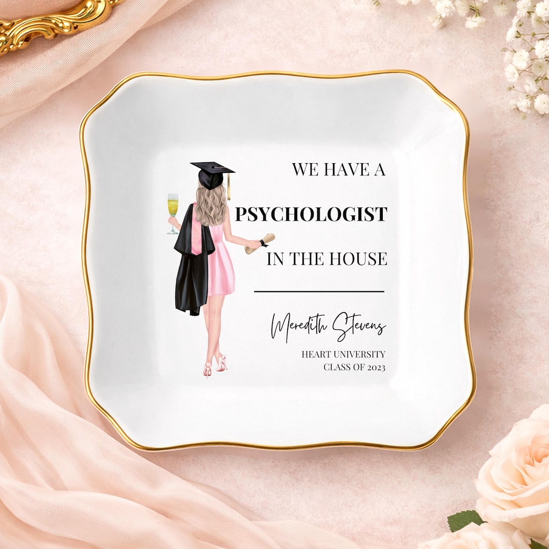Personalized Psychologist Graduation Jewelry Dish, Psychology ...