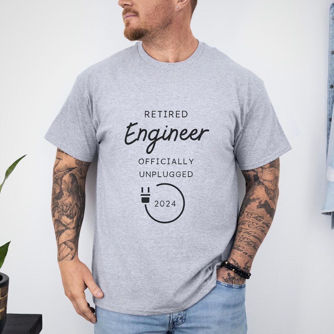 Personalized Retirement for Engineer Funny Shirt, Retired Engineer Gift ...