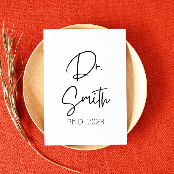 Phd Graduation Card - Etsy