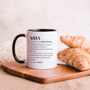 Personalized Mba Graduation Mug, Custom Master of Business ...
