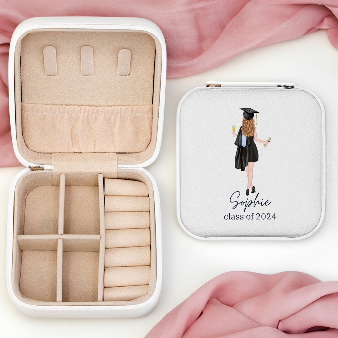Personalized Graduation for Her Jewelry Travel Case, Highschool ...
