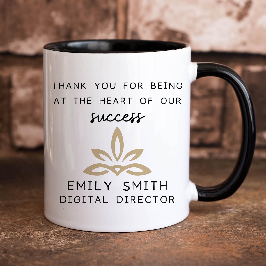 Personalized Employee Appreciation Mug, Corporate Gifts With Logo Gift ...