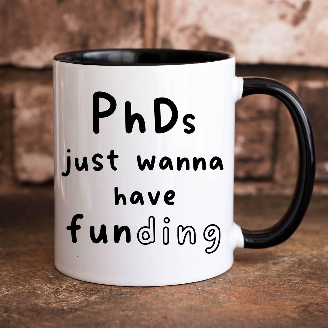 Funny Phd for Her Mug, Doctorate Graduate Gift, Christmas for Phd ...
