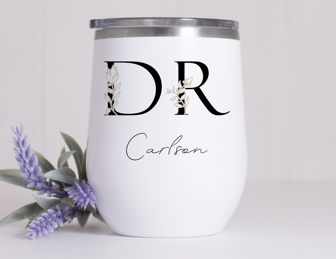 Personalized Doctor Graduation Wine Tumbler, Custom Phd Graduate Gift ...