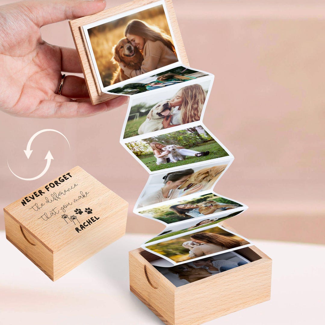 Personalized Vet Tech Pull Out Photo Album, Vet Tech Thank You Photo ...