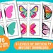 Butterfly Matching Card Bundle | Preschool Kindergarten Sorting and ...