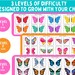 Butterfly Matching Card Bundle | Preschool Kindergarten Sorting and ...