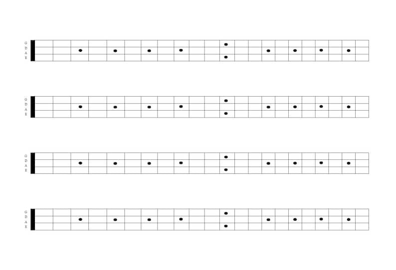 Printable Bass Sheets Kit, Tab, Chord Boxes, Fretboard, A4 - Etsy