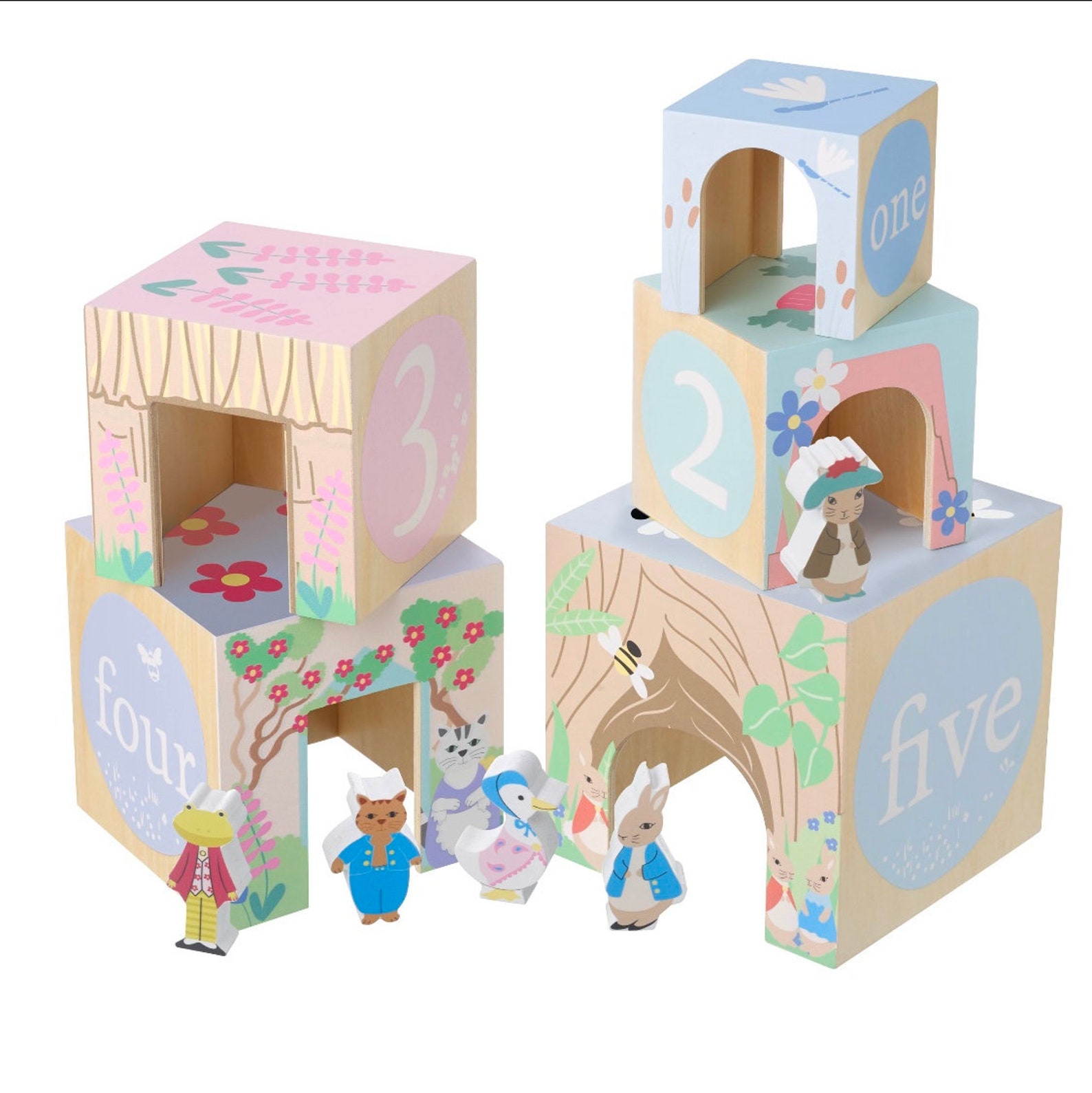 Peter Rabbit Stacking Cubes - Etsy UK