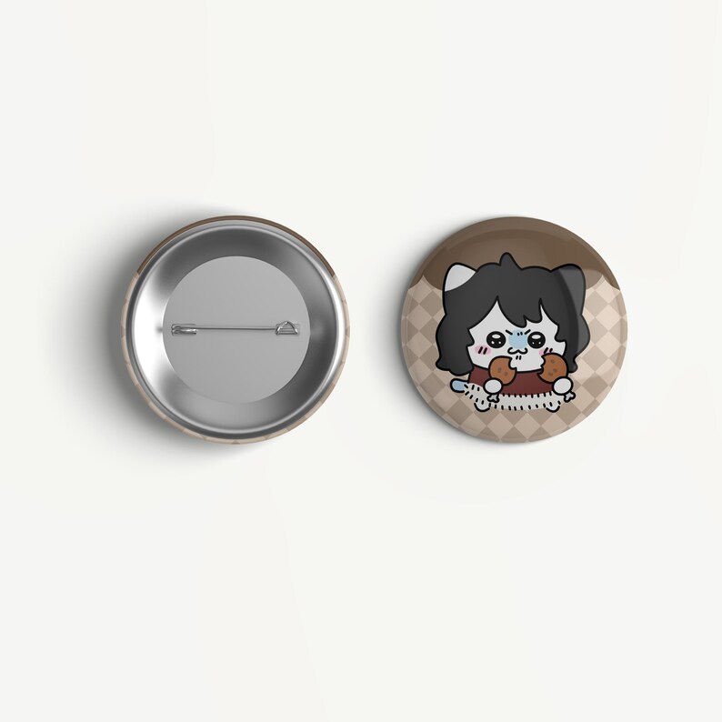 Delicious in Dungeon X Chiikawa Anime Button Pin - Etsy
