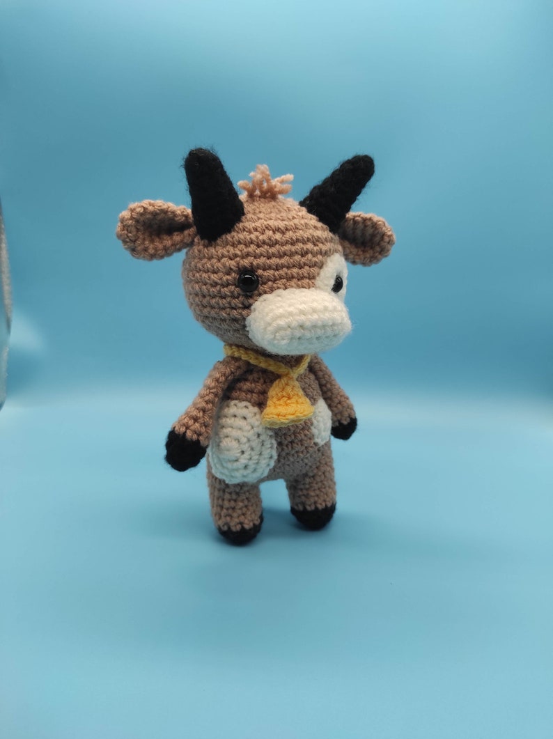 Chestnut the Cow (bull) Crochet Pattern - PDF File - Etsy