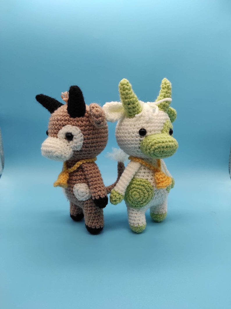 Chestnut the Cow (bull) Crochet Pattern - PDF File - Etsy