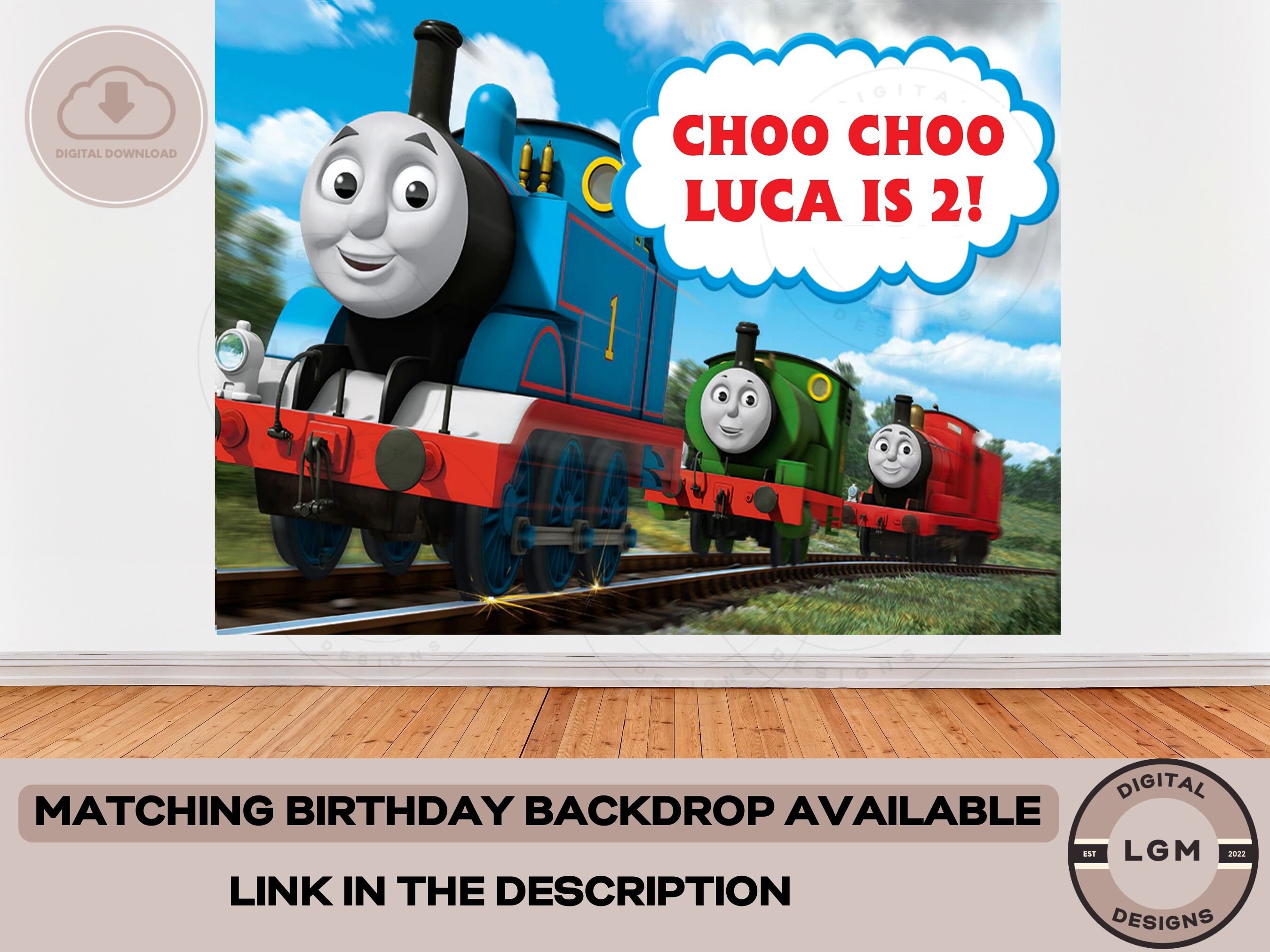 Thomas and Friends Birthday Welcome Sign Thomas the Tank - Etsy