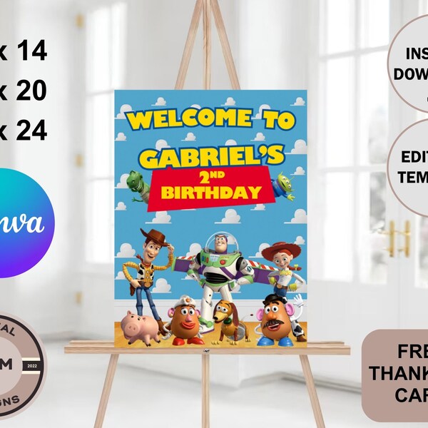 Toy Story Banner - Etsy