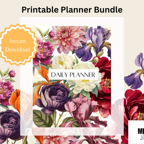 Printable Daily Planner - Etsy