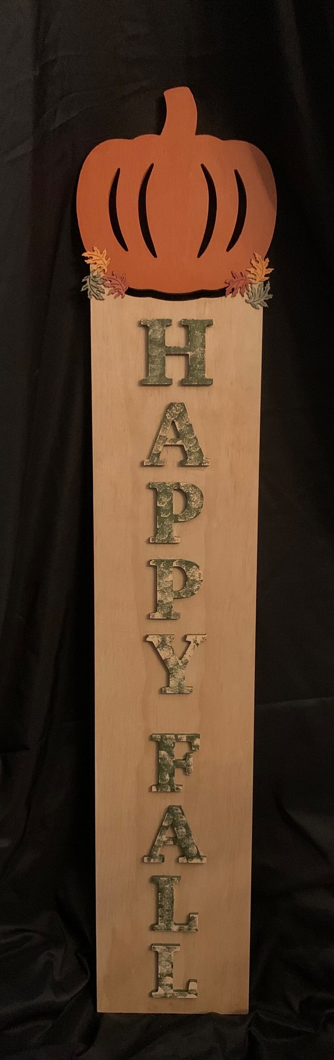 Beautiful Happy Fall Entryway/porch Sign - Etsy
