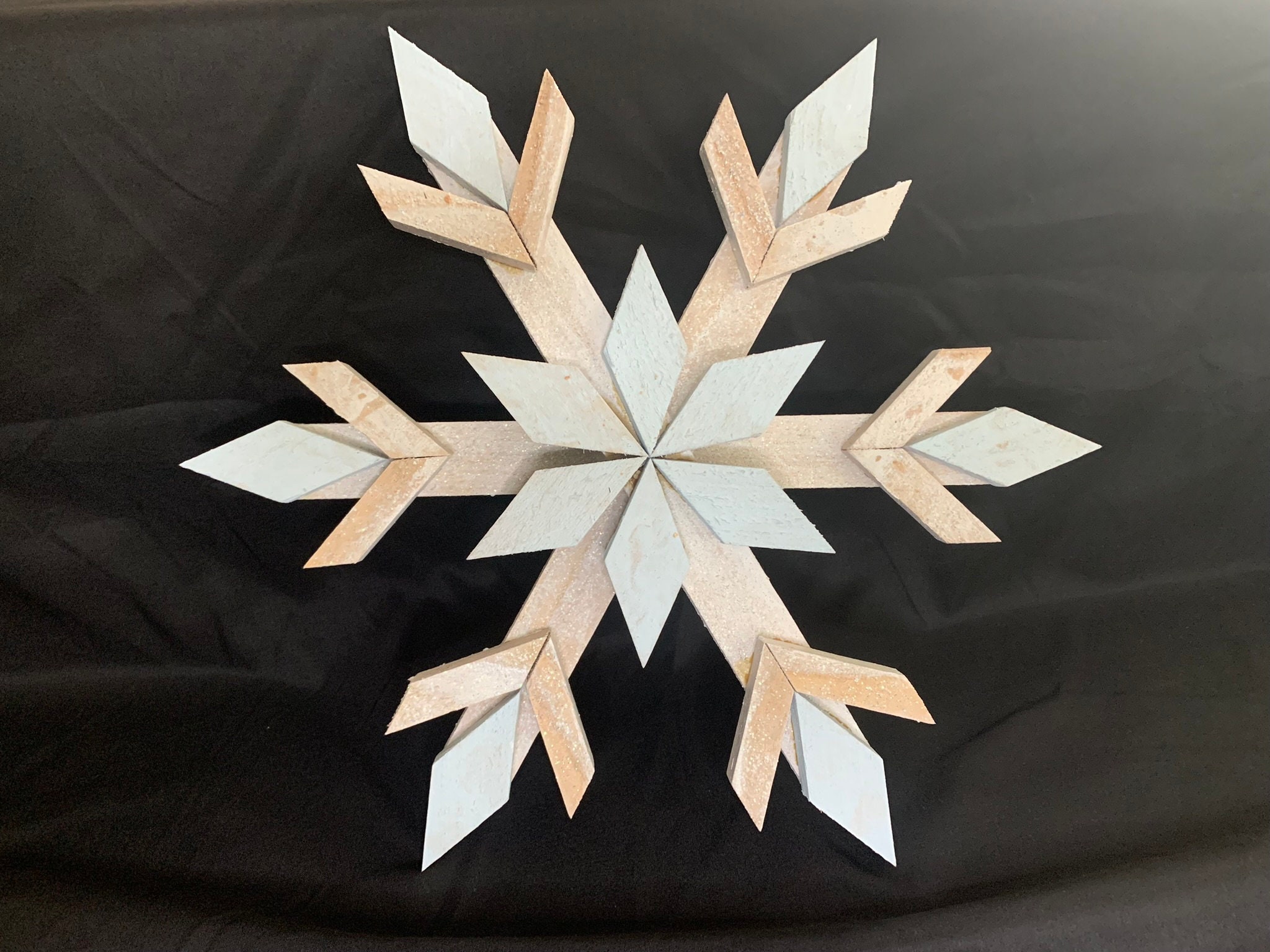 Handmade Wooden Snowflake - Etsy