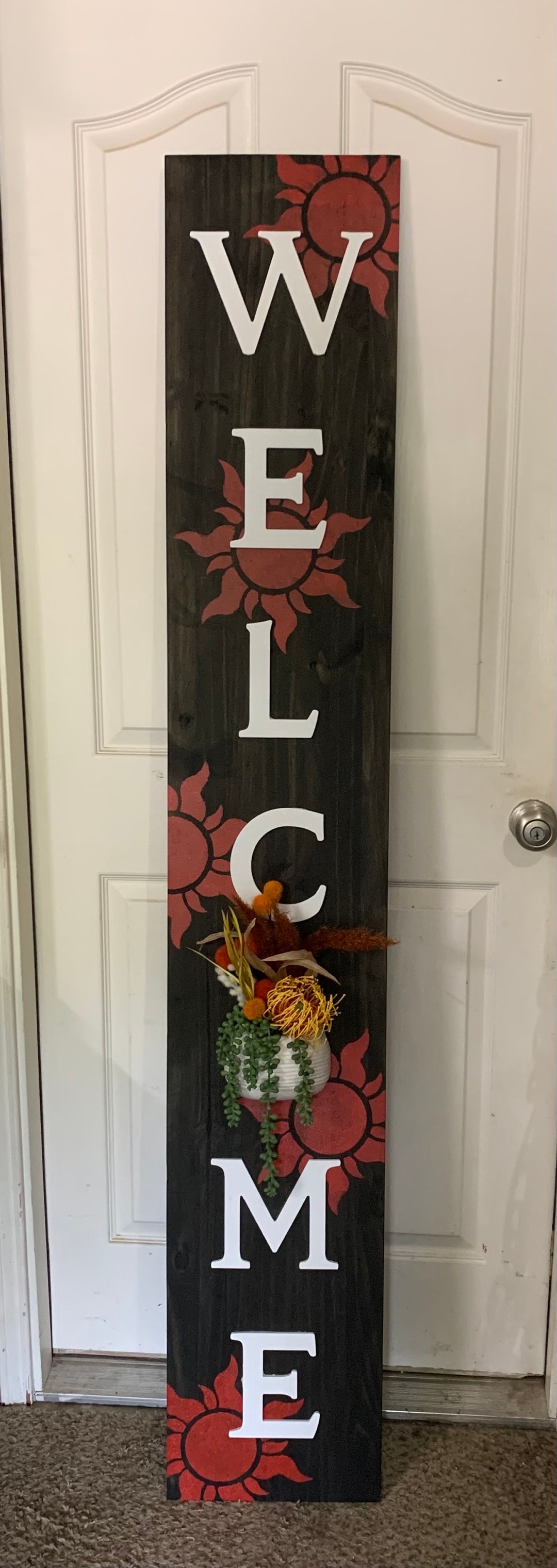 LOCAL ONLY!!! Beautiful Welcome Entryway/porch Sign - Etsy