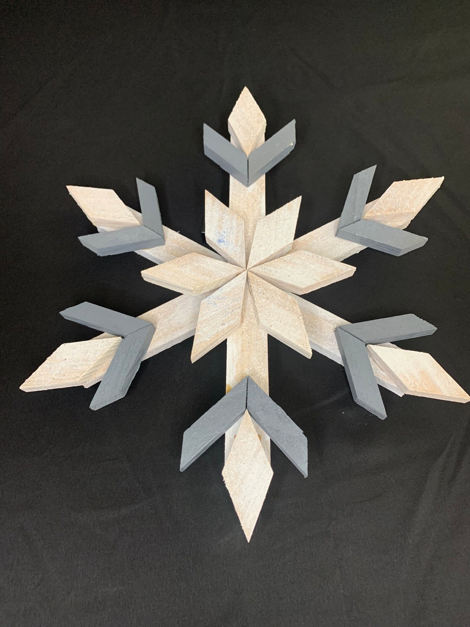 Handmade Wooden Snowflake - Etsy