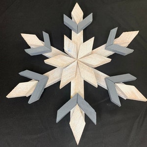 Handmade Wooden Snowflake - Etsy