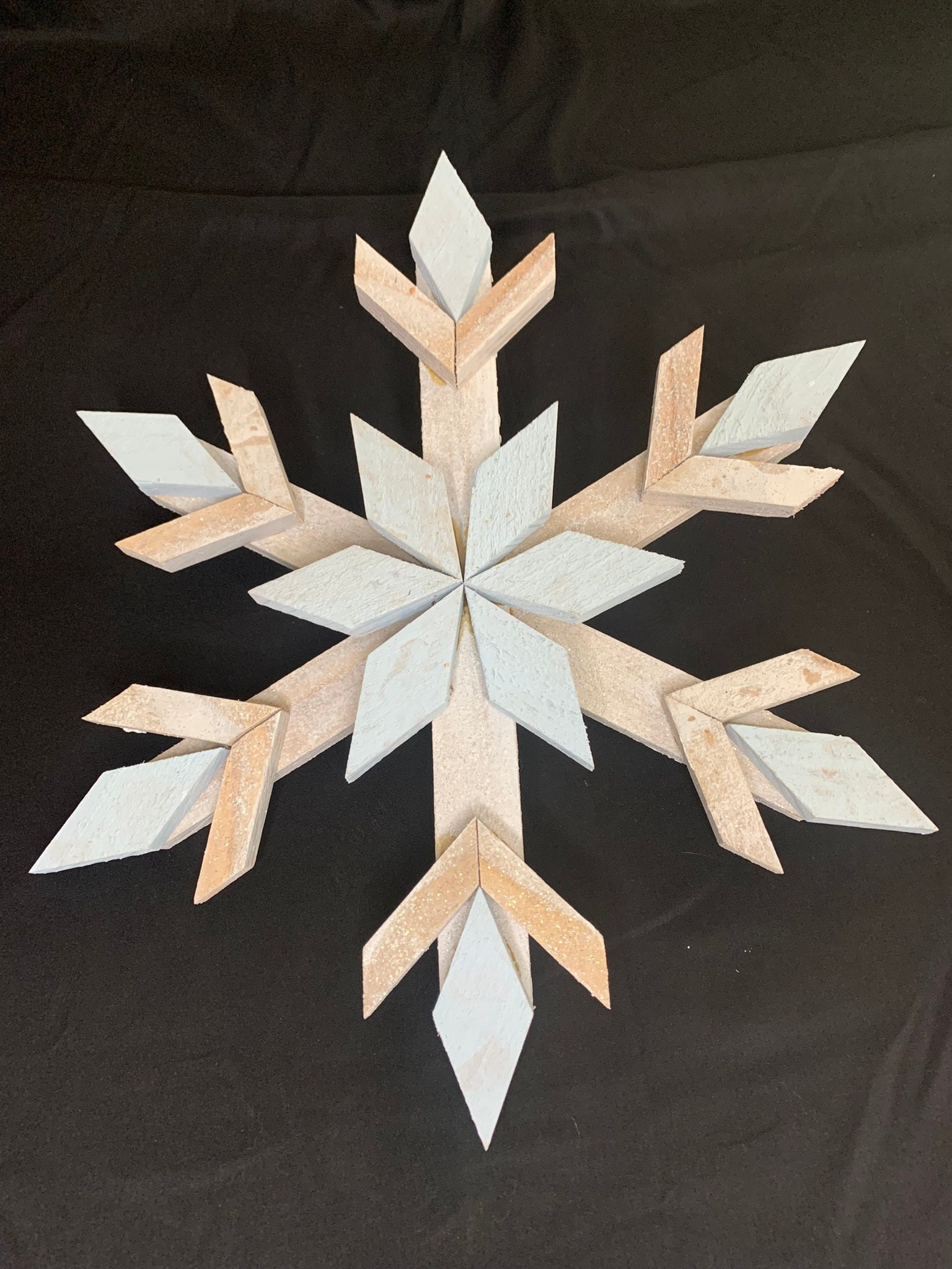 Handmade Wooden Snowflake - Etsy
