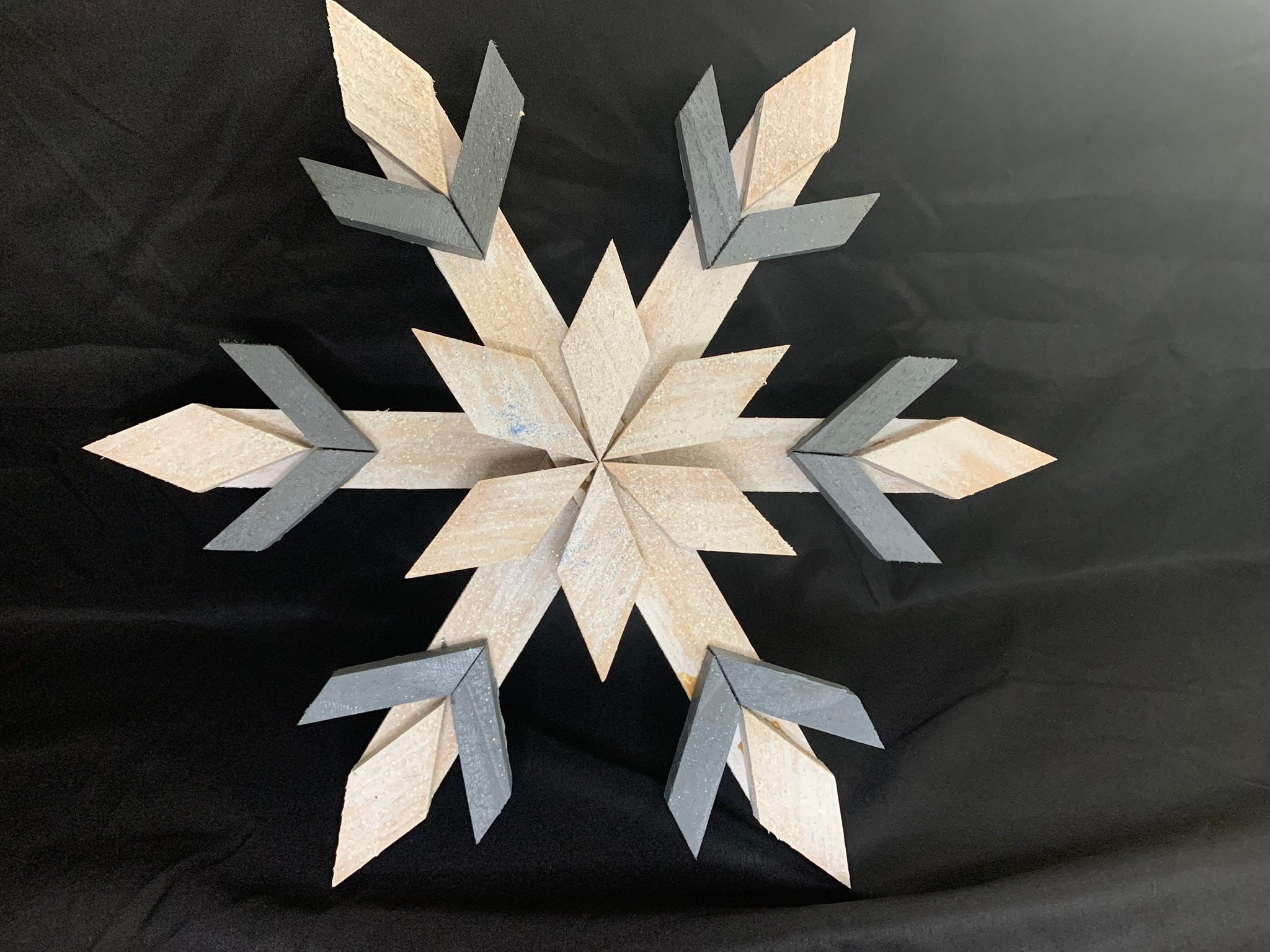 Handmade Wooden Snowflake - Etsy