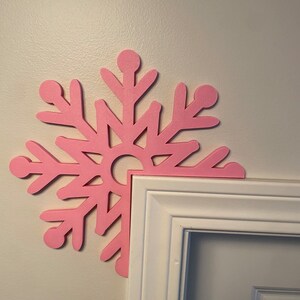Snowflake Door Trim Corner Decoration - Etsy