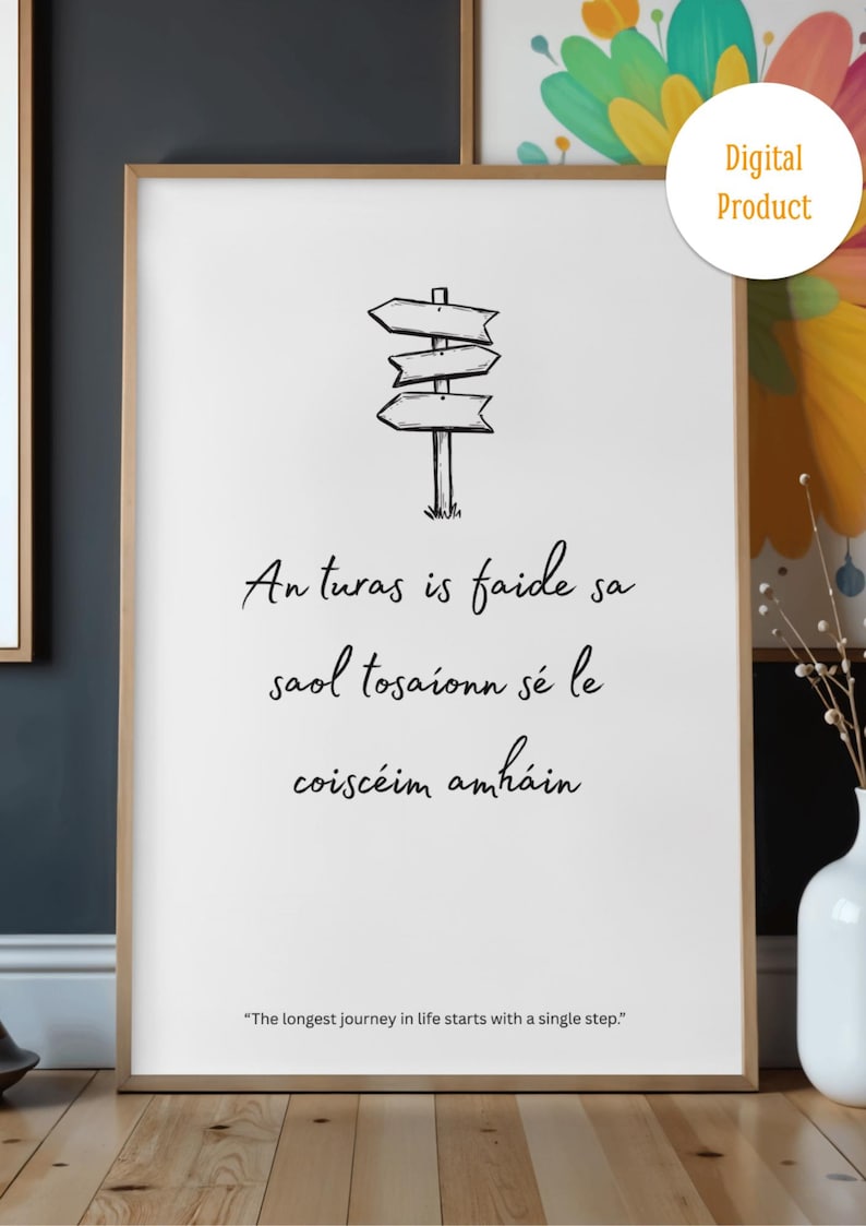 Irish Proverb Print | Digital Download | Housewarming Gift Living Room ...