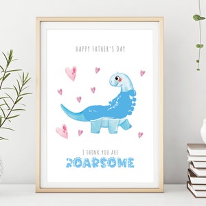 Father's Day / I Think You Are Roarsome / Dinosaur / Father's Day Gift ...
