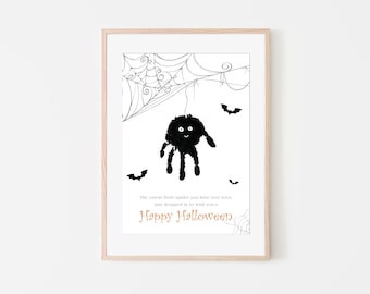 Halloween Footprint Art Trick or Treat Smell My Feet - Etsy